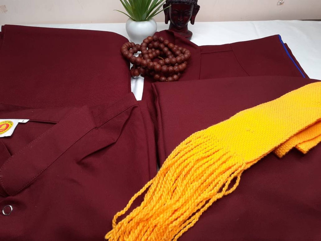 Tibetan Buddhist Nun Dress, Monk Robe,monastry Style, Meditation Skirt ...