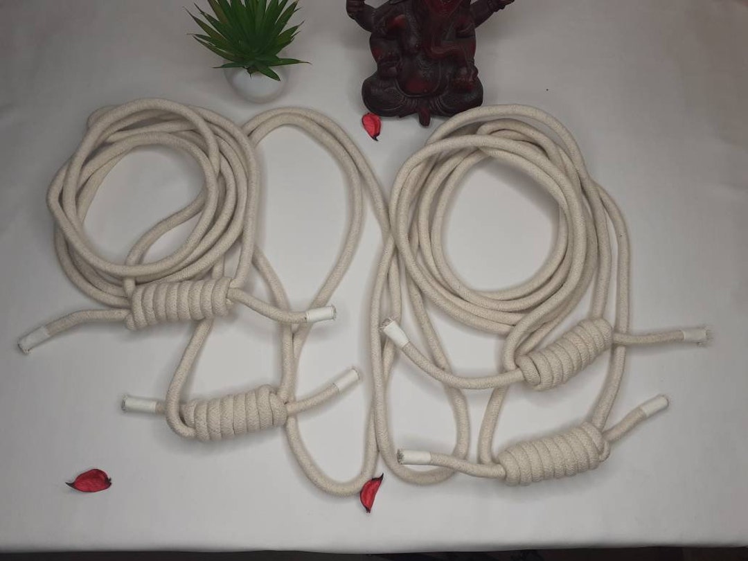 Iyengar Yoga Wall Ropes-set of 2,yoga Rope Cotton,yoga Anti-gravity ...