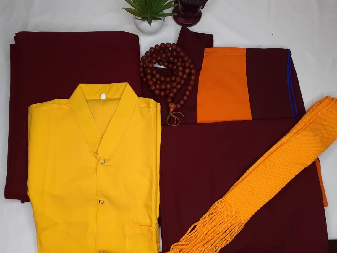 Tibetan Buddhist Monk Robes Setbuddhist Monk Dress monastry - Etsy