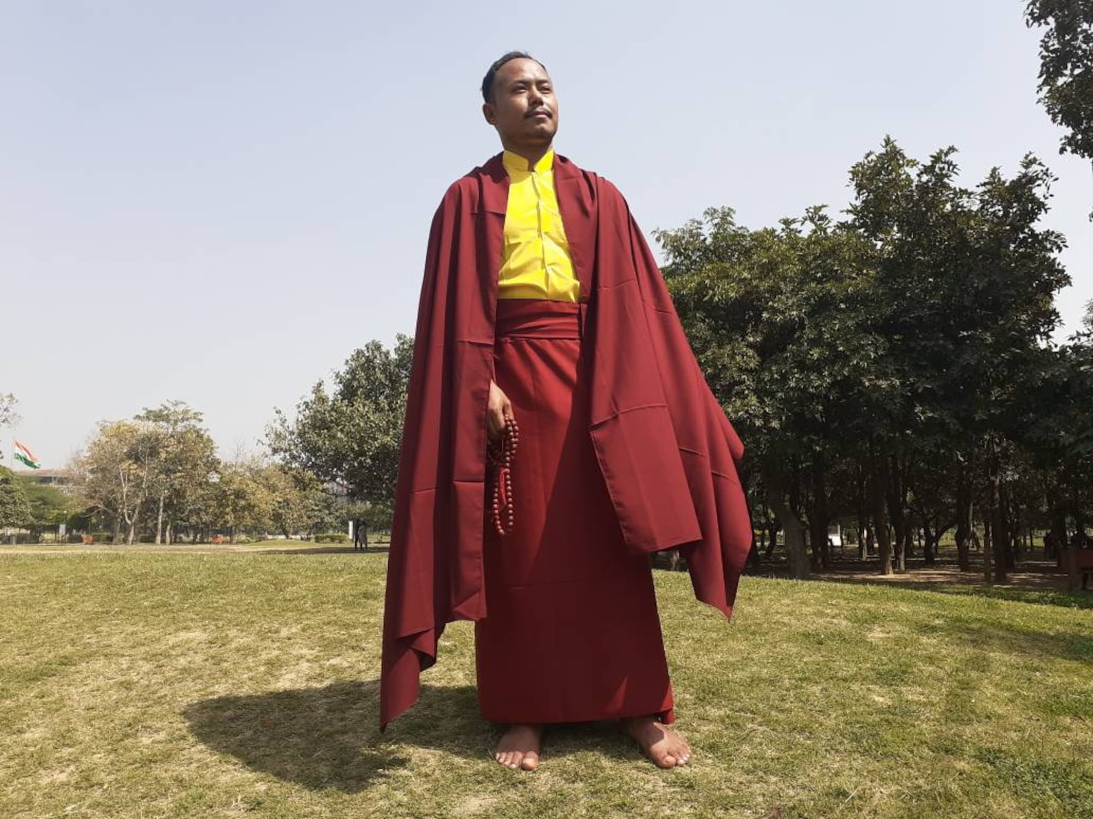 Hand-tailored Pure Cotton Tibetan Buddhist Monk Complete Robe Set,zen ...