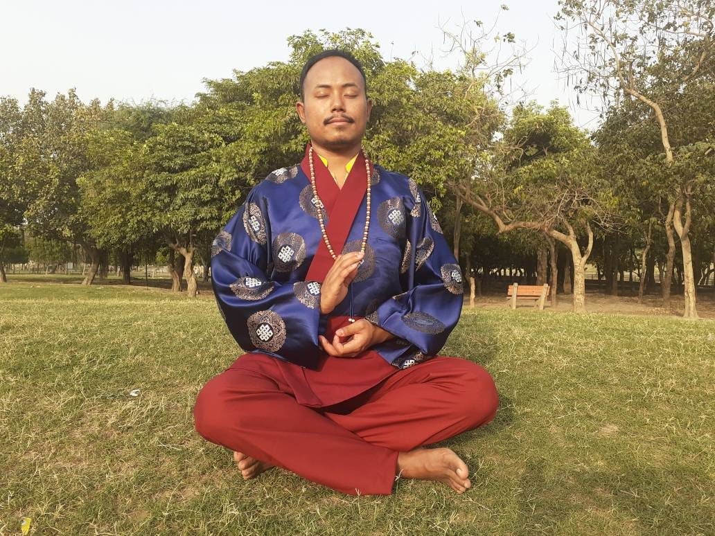 Layman's Tibetan Buddhist Robe Setlayman Monastry Style - Etsy