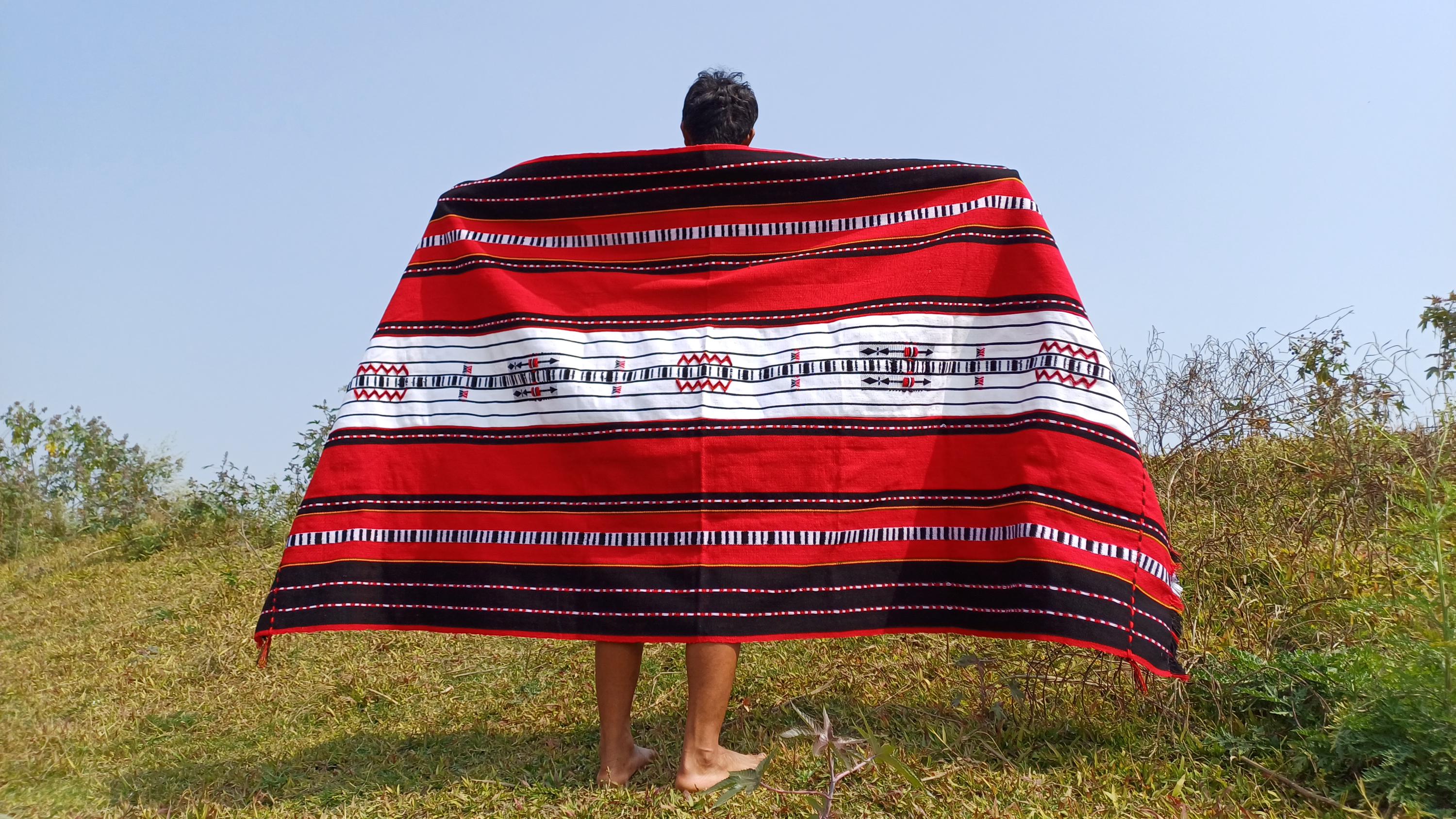 Handwoven Naga Tribes Traditional Blanket,native Indians Body Wrap ...