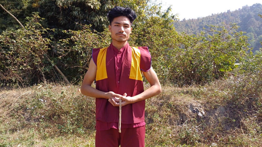 Tibetan Buddhist Monk Dhonka,buddhist Monk Jacket ,monastry Style ...