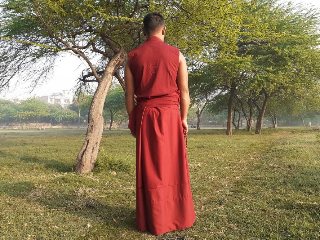 Tibetan Buddhist Monk Skirt Monk Robemonastry Style - Etsy
