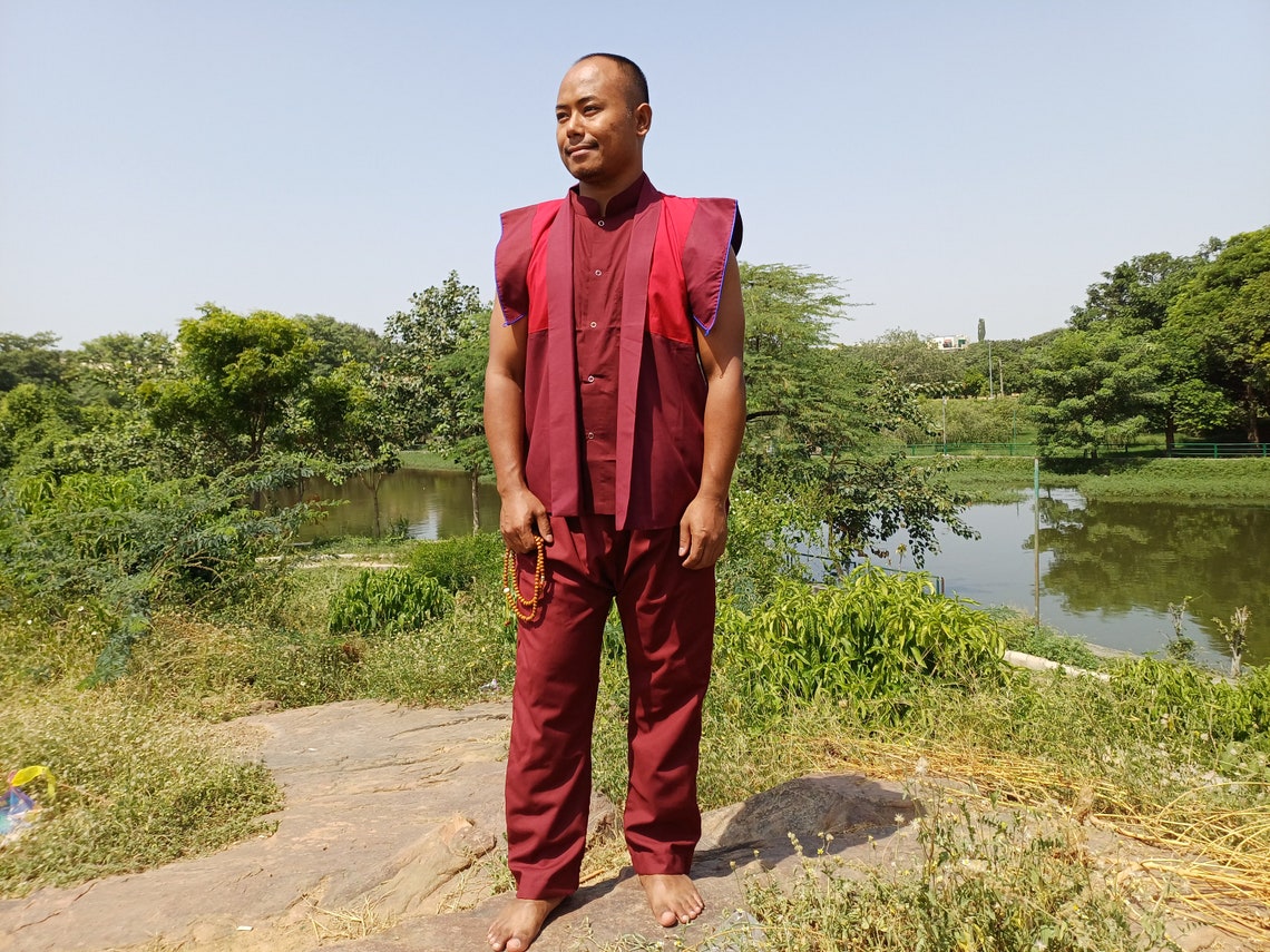 Tibetan Buddhist Monk Dhonka,buddhist Monk Jacket,monastry Style ...