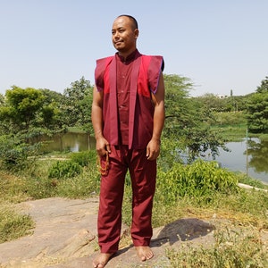 Tibetan Buddhist Monk Dhonka,buddhist Monk Jacket,monastry Style ...