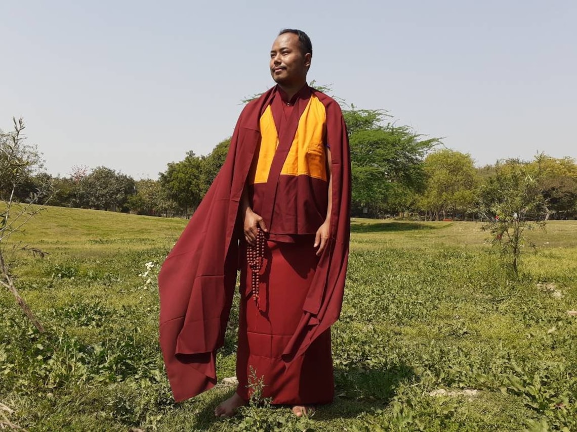 Tibetan Buddhist Monk Robes Setbuddhist Monk Dress monastry - Etsy