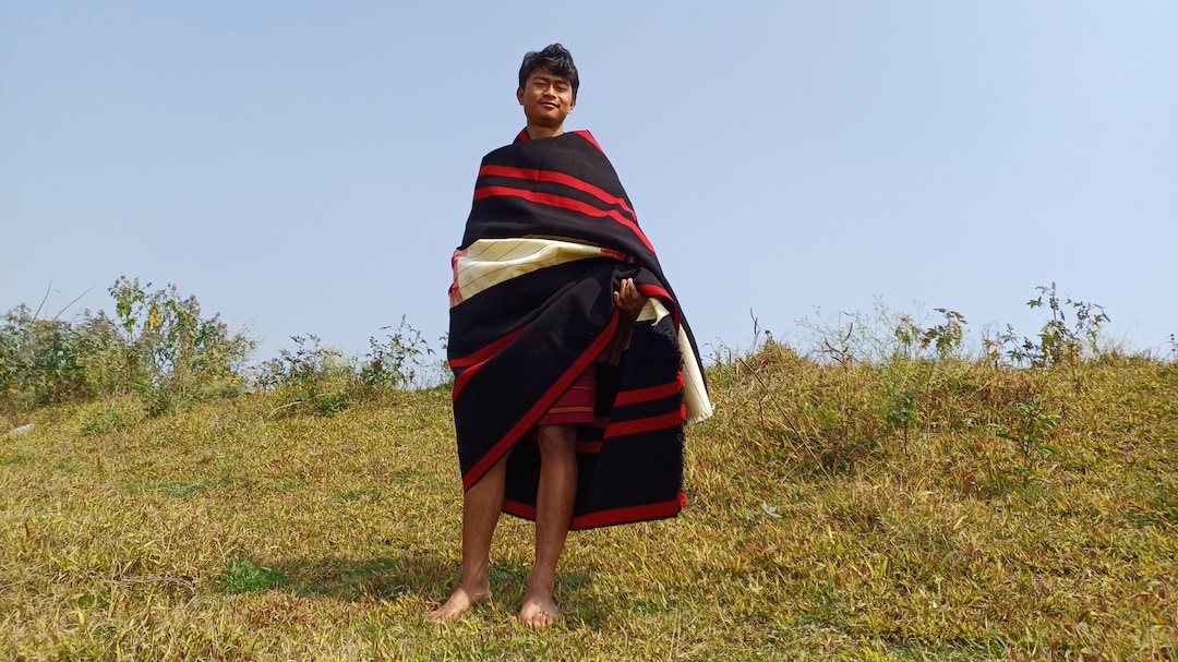 Handwoven Naga Tribes Traditional Blanket,native Indians Shawl,ethnic ...