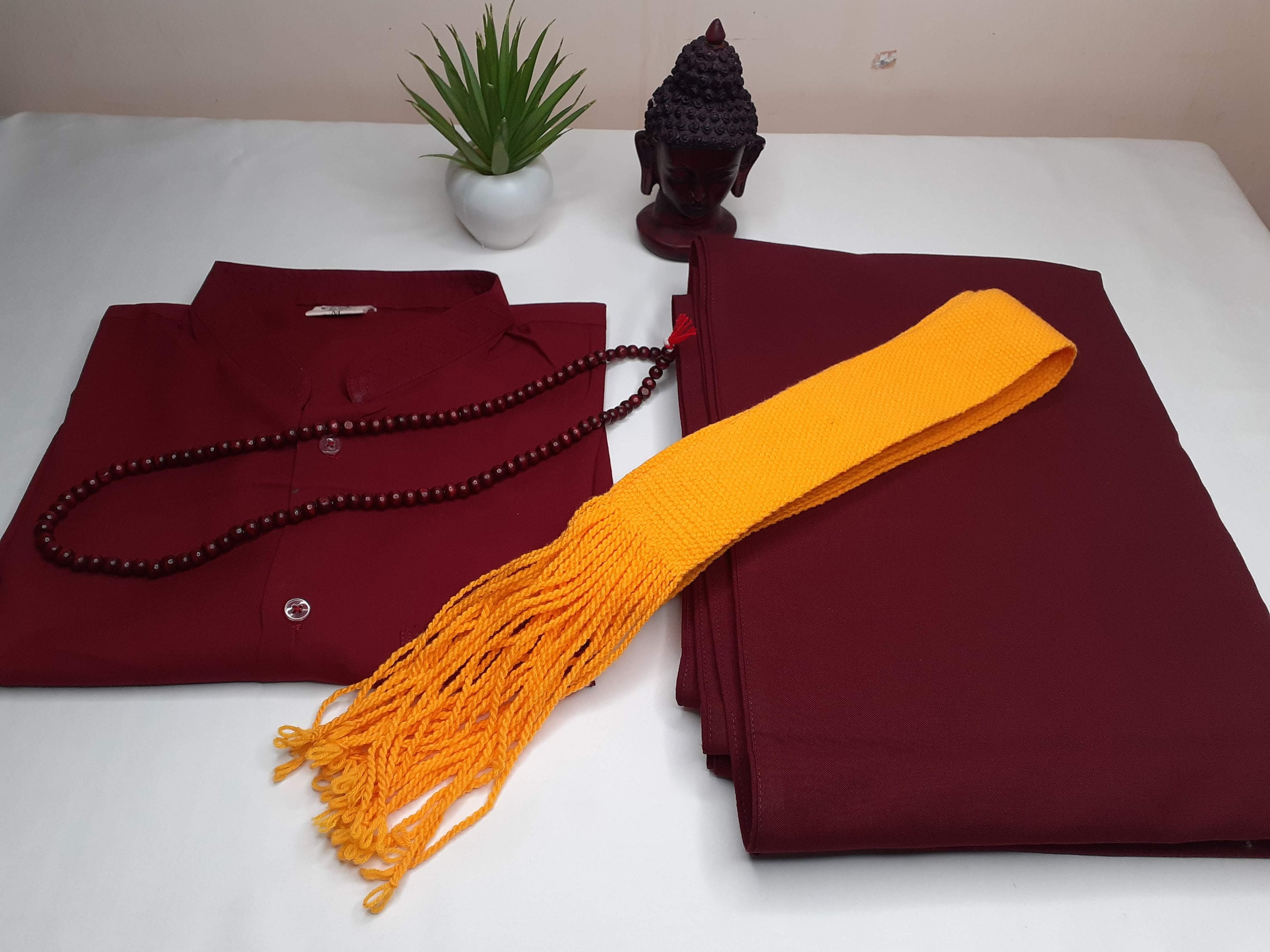 Tibetan Buddhist Monk Robe Set Buddhist Robemonastry - Etsy