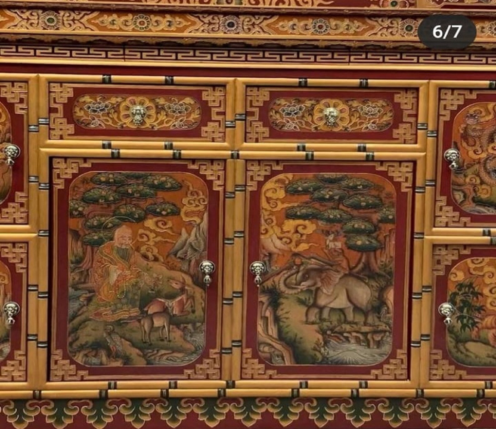 Handcarved Foldable Wooden Tibetan Buddhist Altar - Etsy