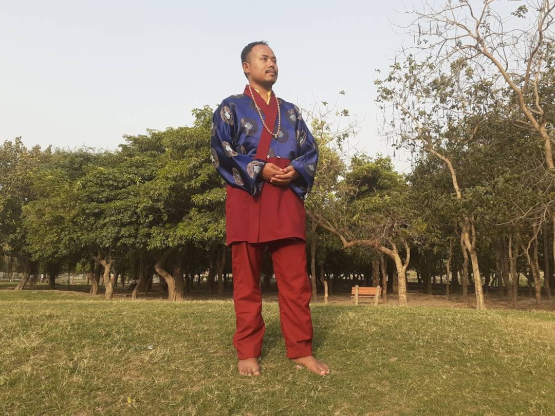 Layman's Tibetan Buddhist Robe Set,layman Monastry Style Robe,buddhist ...