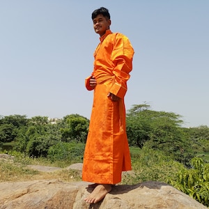 Brocade Layman Buddhist Robe,buddhist Monk Robe,monastry Style,buddhist ...