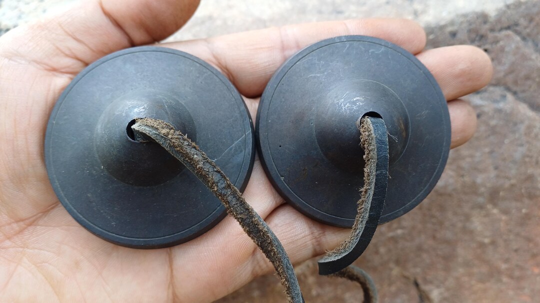 Vintage Rare Authentic Small Dragon Carved Tibetan Tingsha Bells ...