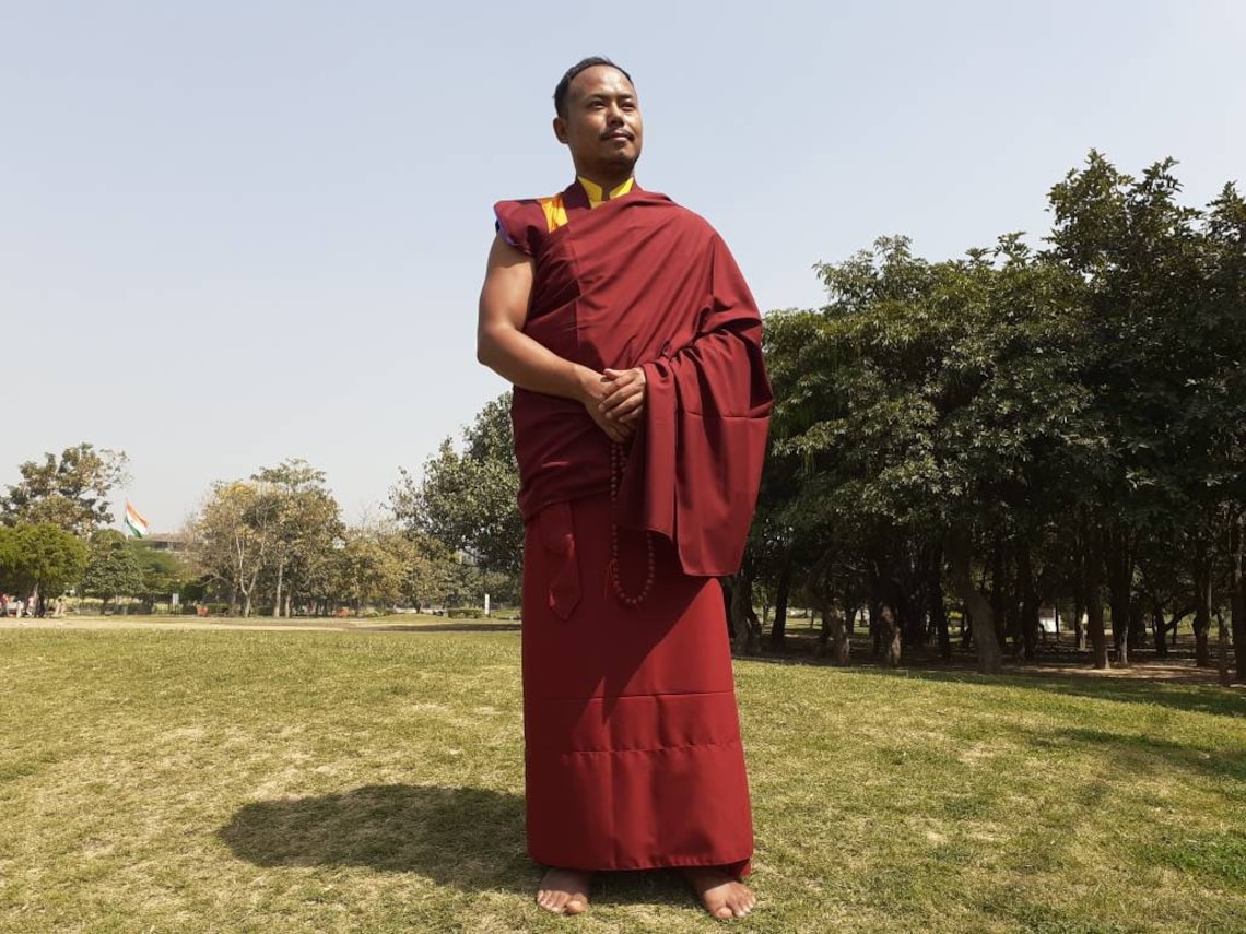 Tibetan Buddhist Monk Robes Setbuddhist Monk Dress monastry - Etsy