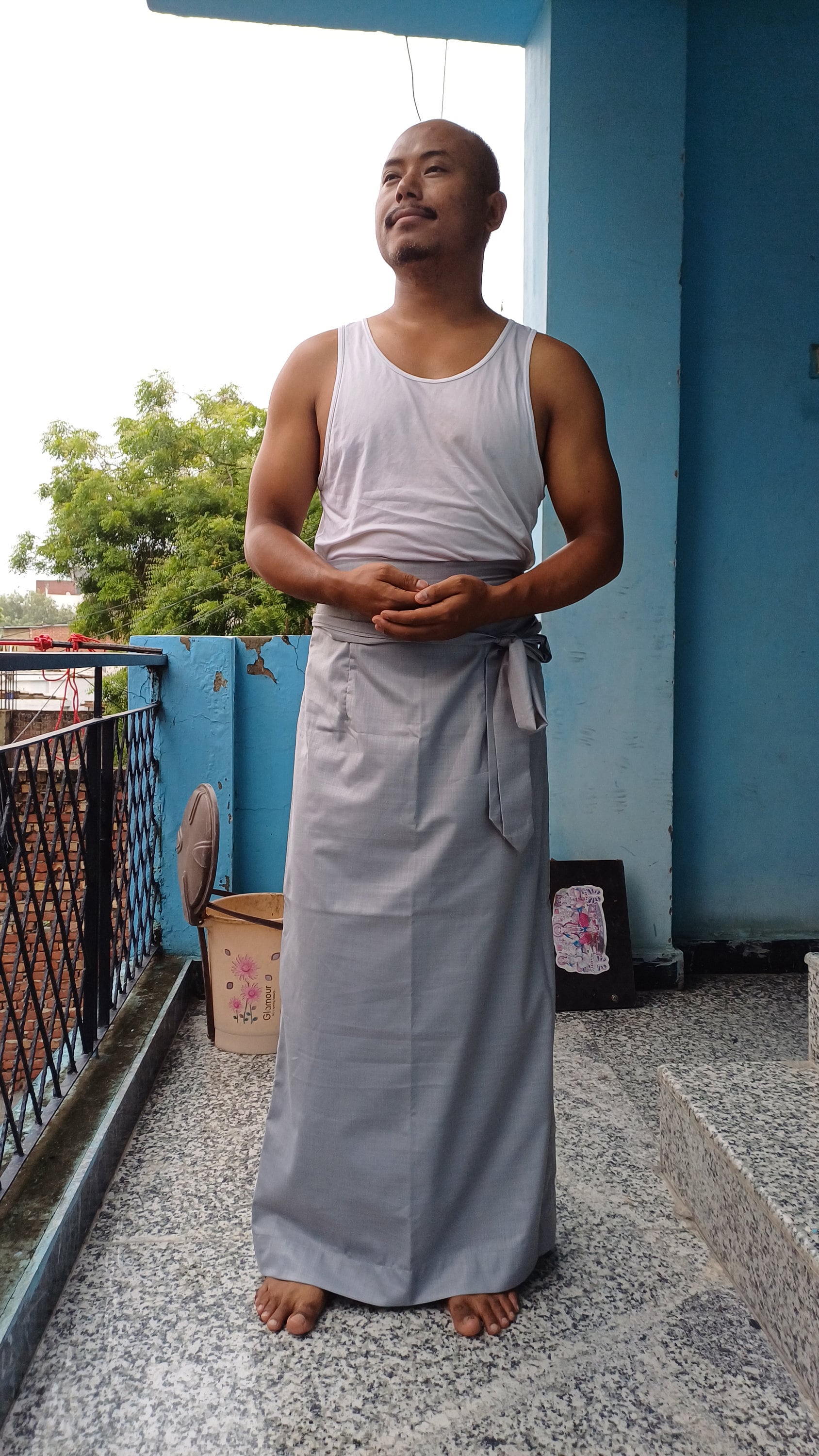 Layman Unisex Tibetan Buddhist Meditation Skirt,tibetan Half Chuba Wrap ...