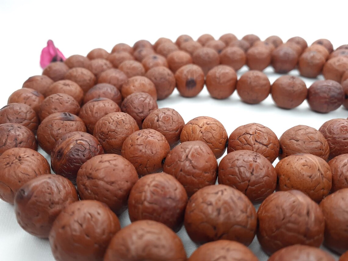 108 Authentic Natural Dark Brown Bodhi Seed Prayer Mala,tibetan ...