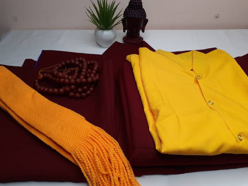 Tibetan Buddhist Monk Robes Setbuddhist Monk Dress monastry - Etsy