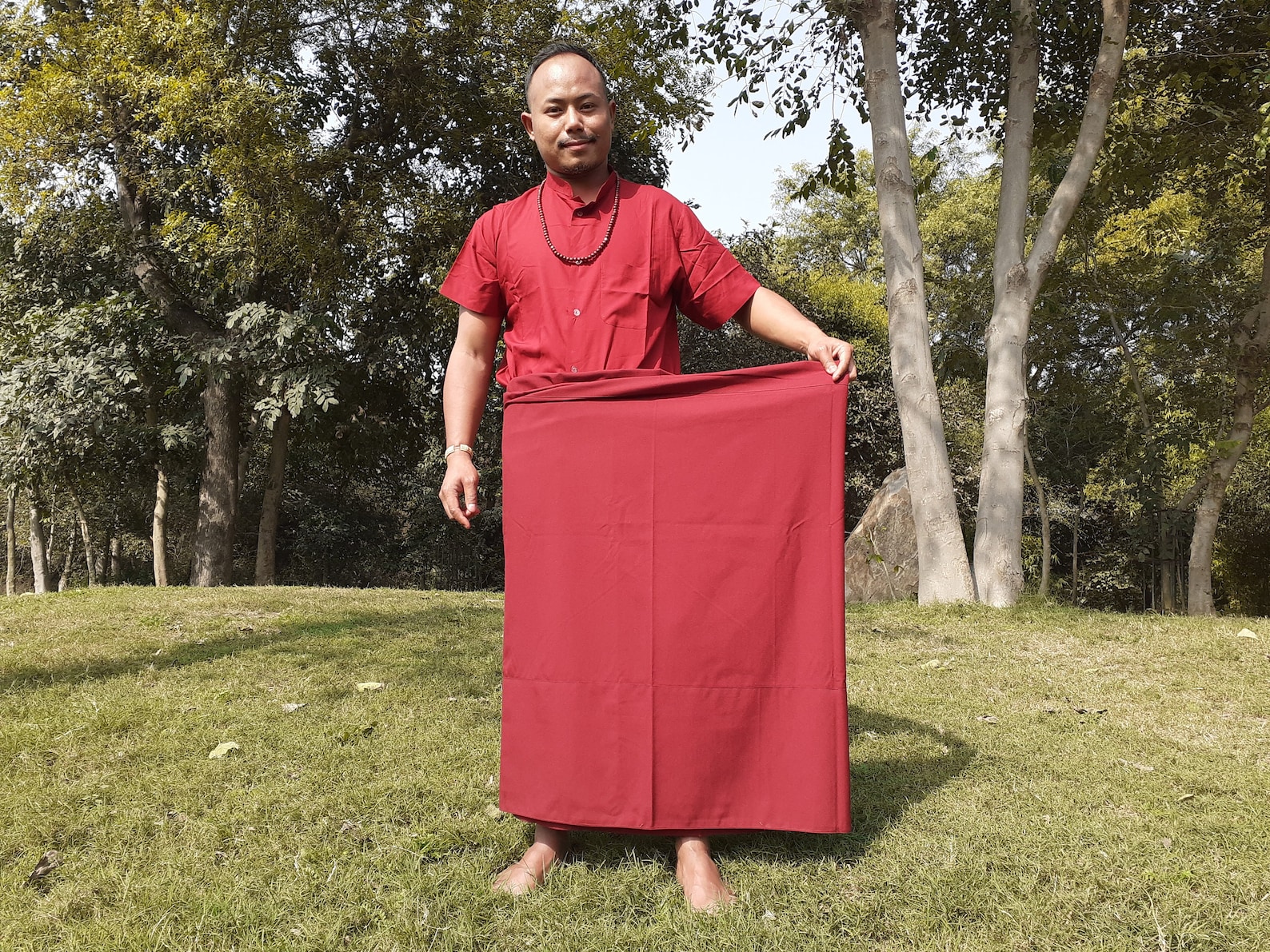Tibetan Buddhist Monk Skirt Monk Robemonastry Style - Etsy