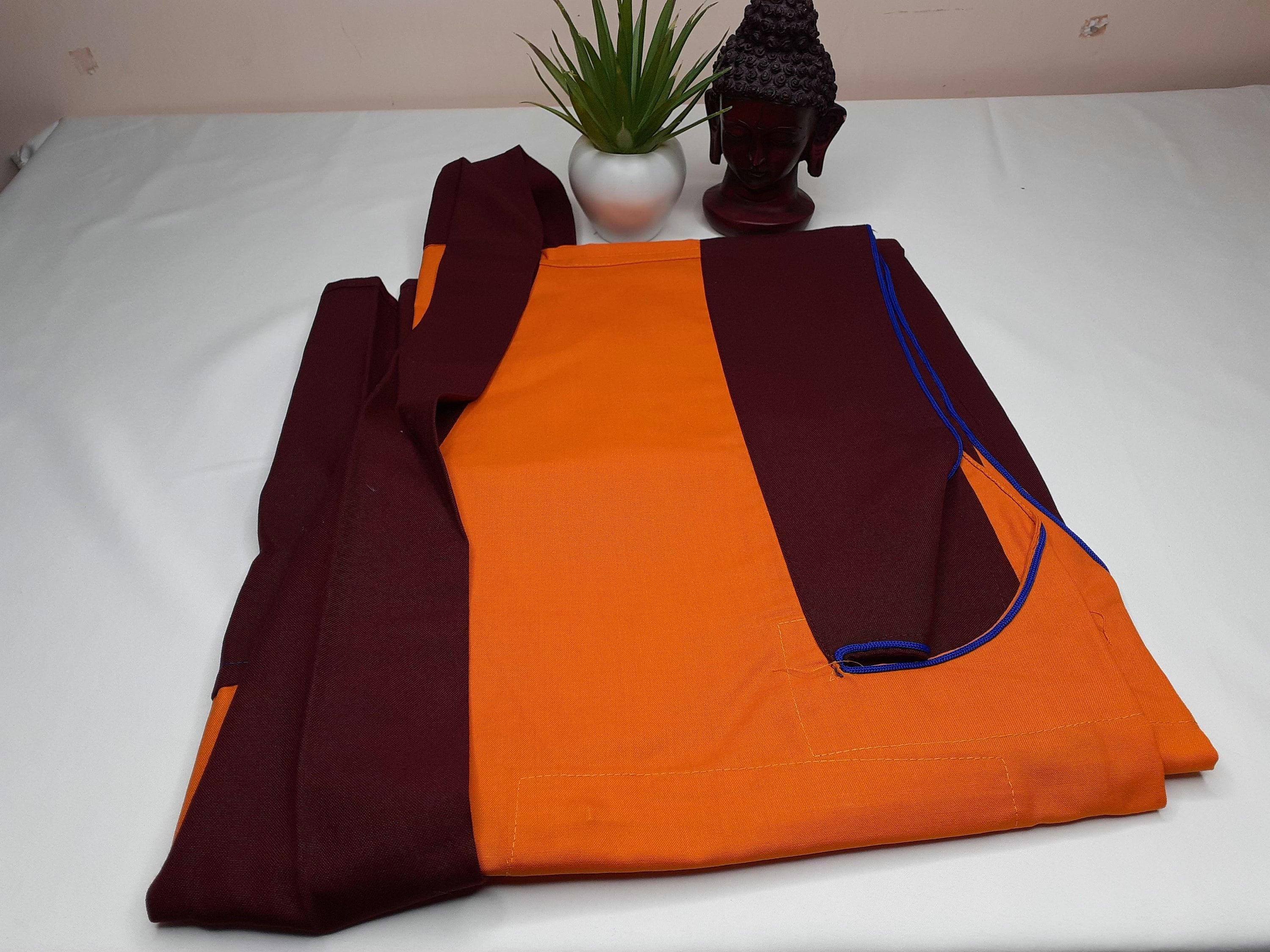 Custom-made Pure Cotton Tibetan Buddhist Monk Complete Robe Set ...