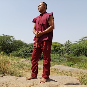 Layman's Tibetan Buddhist Robe Set,layman Monastry Style Robe,buddhist ...