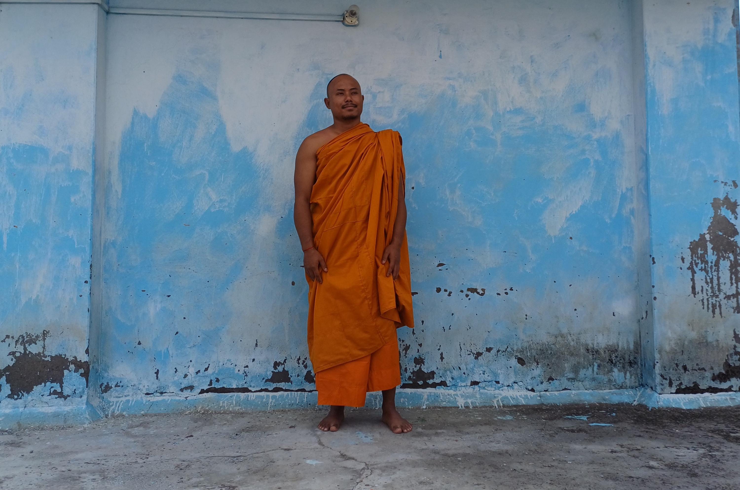 One Piece Handtailored Organic Cotton Authentic Buddhist Monk Monastic ...