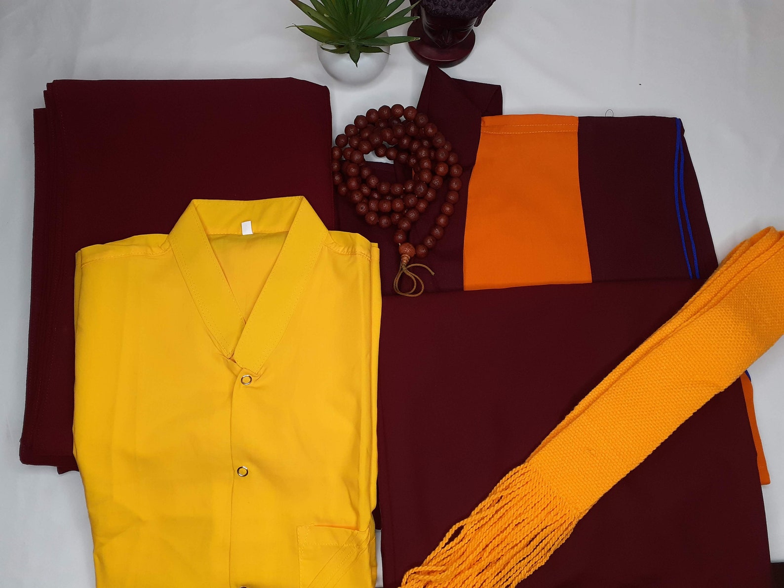 Tibetan Buddhist Monk Robe Buddhist Robemonastry Style - Etsy