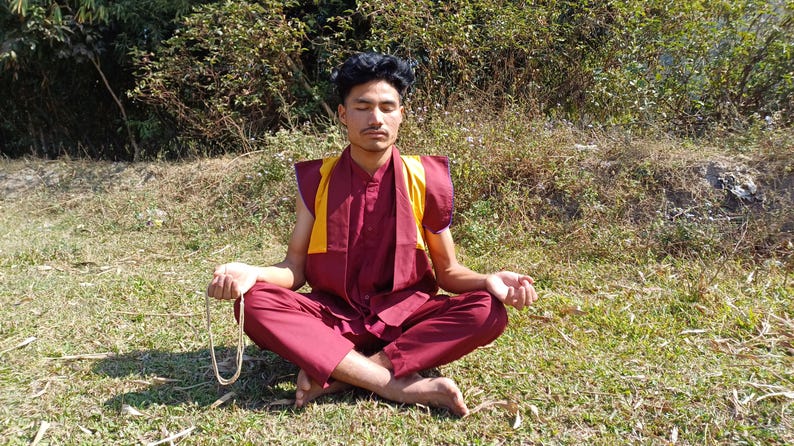 Tibetan Buddhist Monk Dhonka,buddhist Monk Jacket ,monastry Style ...