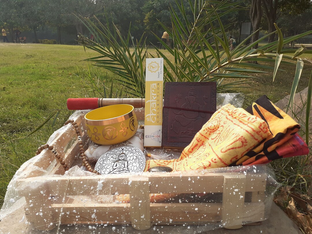 Solar Plexus Chakra Meditation Gift Box,chakra Healing Kit,sound ...
