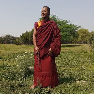 Complete Tibetan Buddhist Monk Robe Set,buddhist Monk Dress,monastery ...