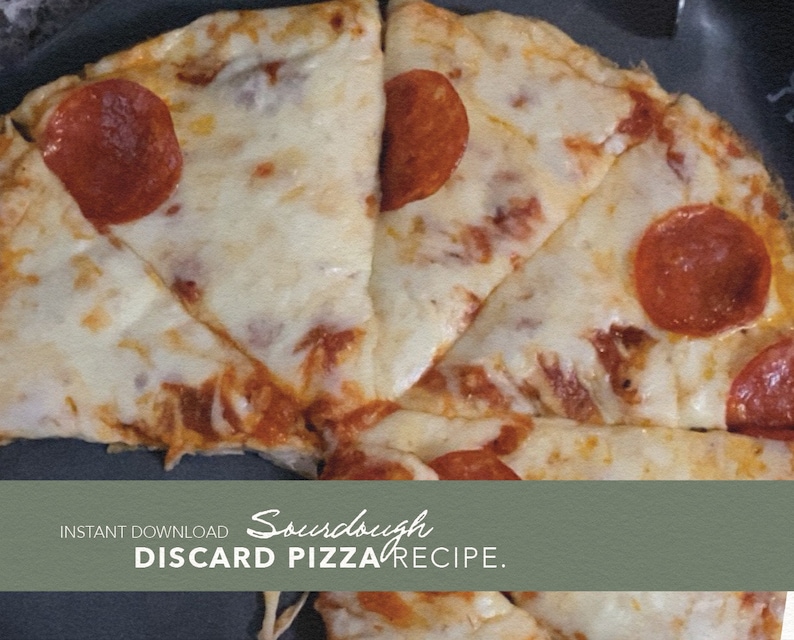 Sourdough Discard Pizza - Etsy