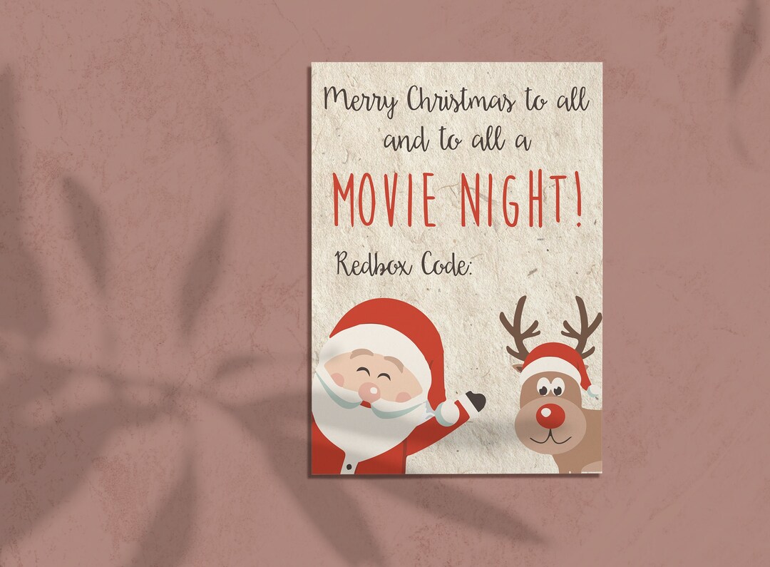 Redbox Gift Tag - Etsy