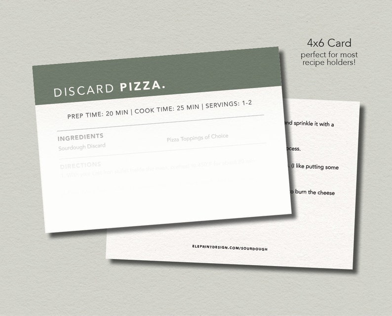 Sourdough Discard Pizza - Etsy