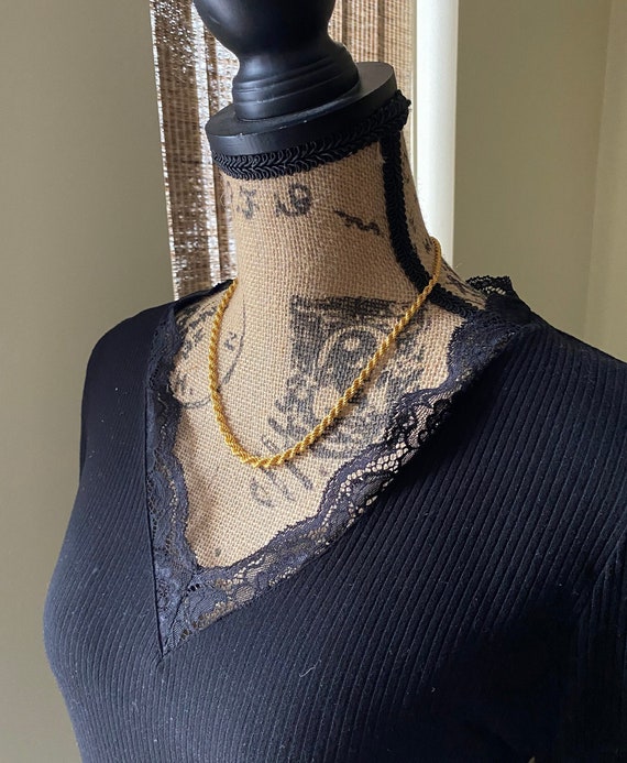 14K Gold rope chain, 583 solid gold, 30g, Vintage 198… - Gem