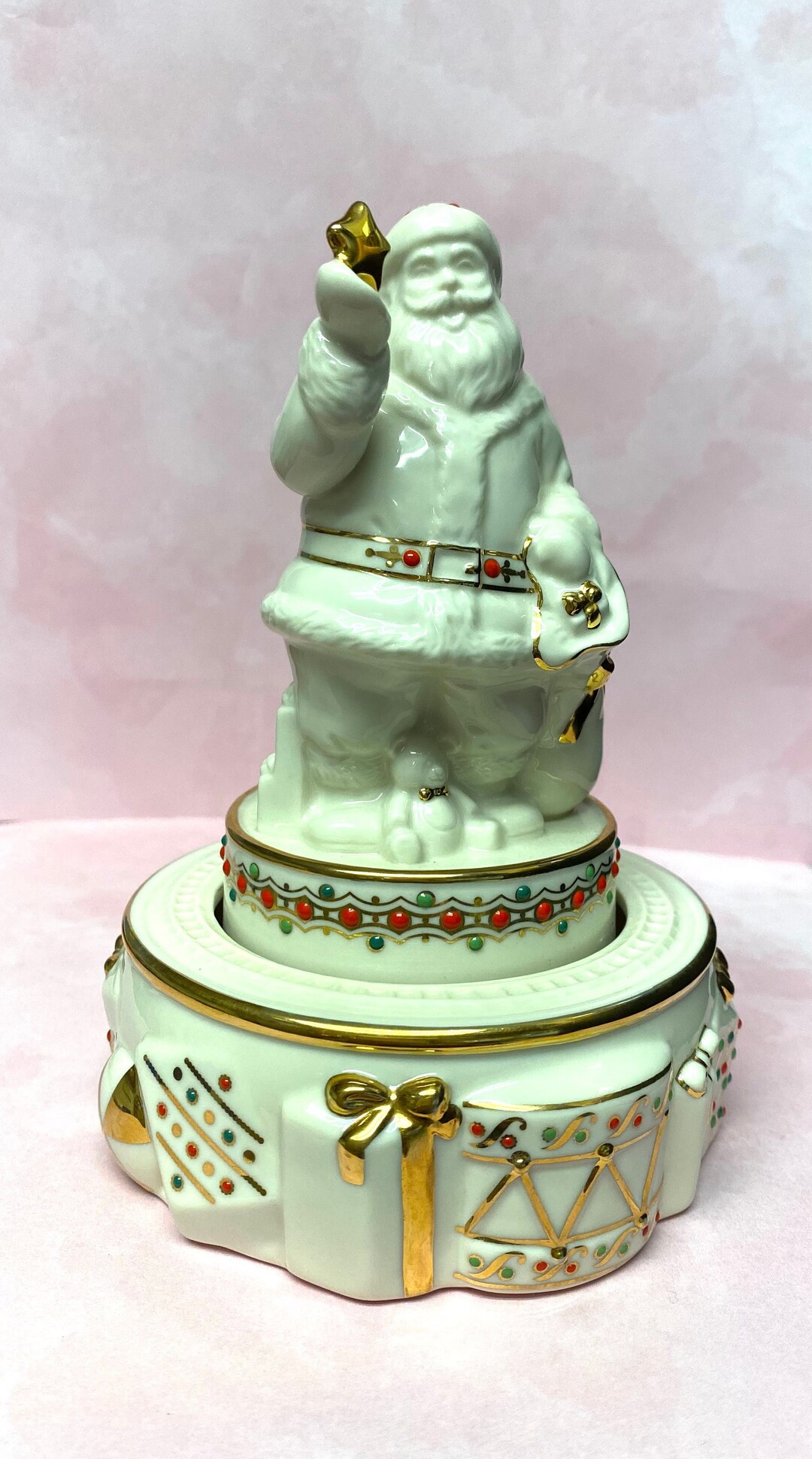 Santa - Jolly Old St Nicholas - China Jewels Musicals by LENOX - Etsy