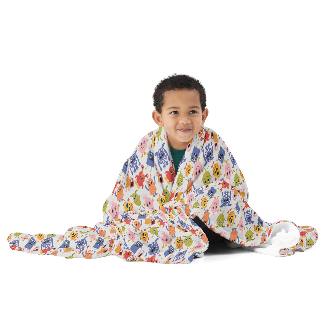 Monster Throw Blanket - Etsy