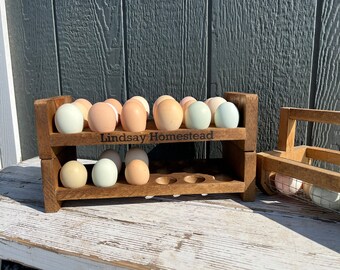 Stackable Counter Egg Holder - Etsy