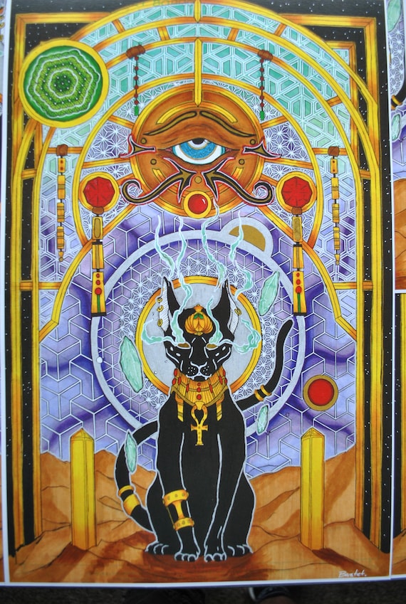 Bastet Prints | Etsy