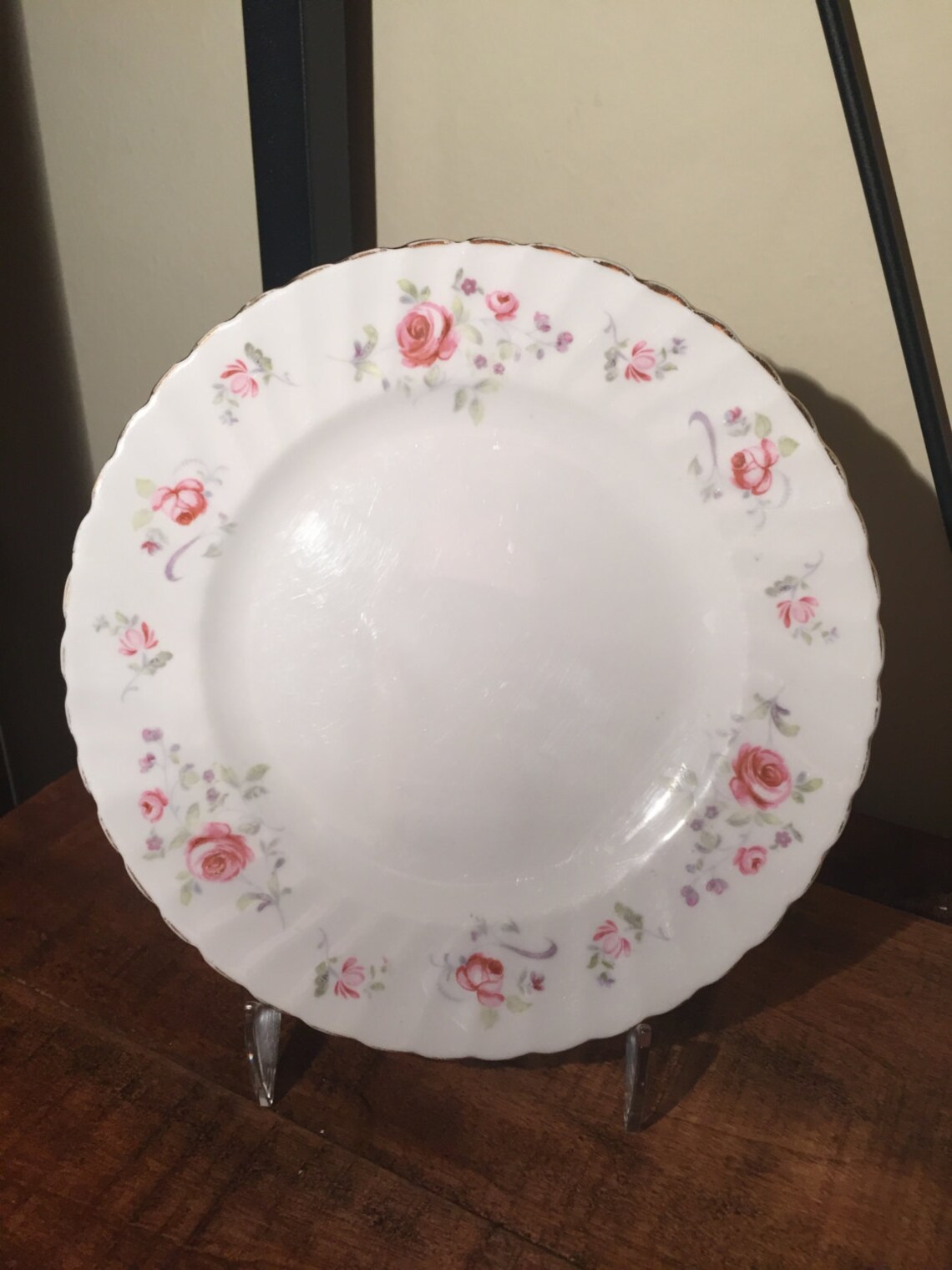 Vintage Royal Adderley Fine Bone China Bouquet Pattern Set of Salad ...