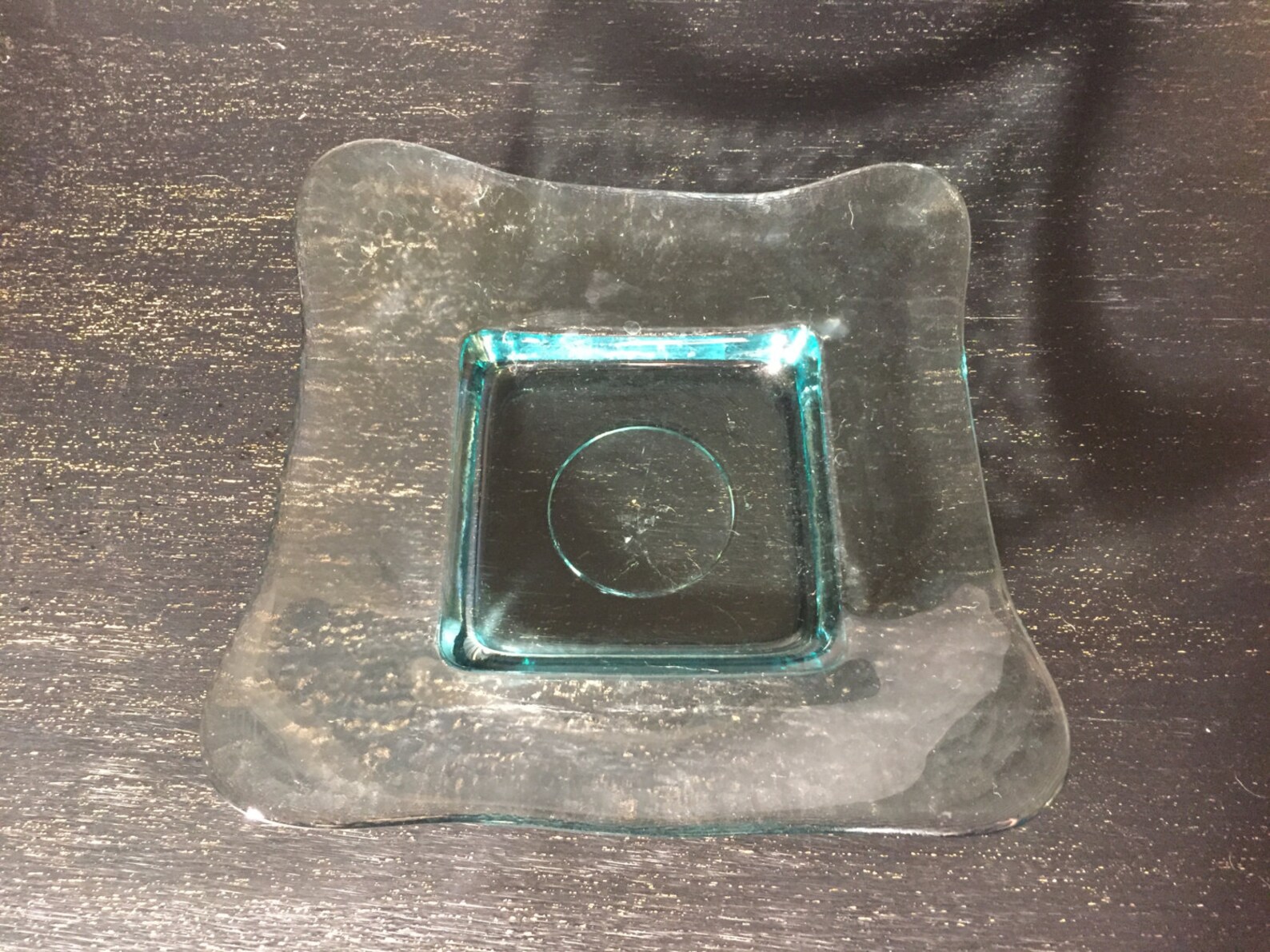 Square Glass Serving Dish - Etsy