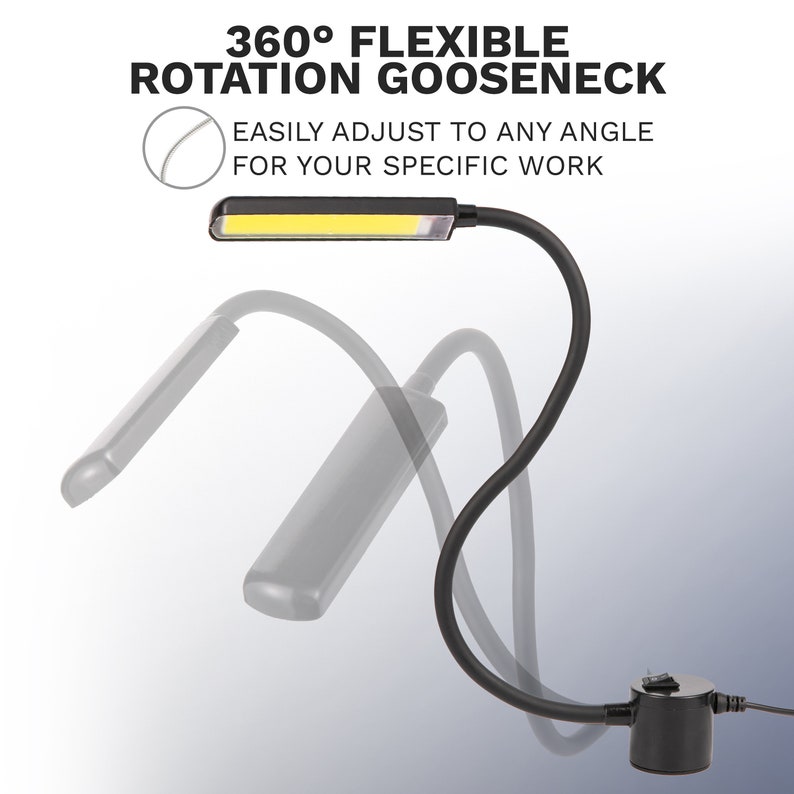 60 LED Sewing Light With Magnetic Base & 110v -220 Plug, 2 Pieces - Etsy