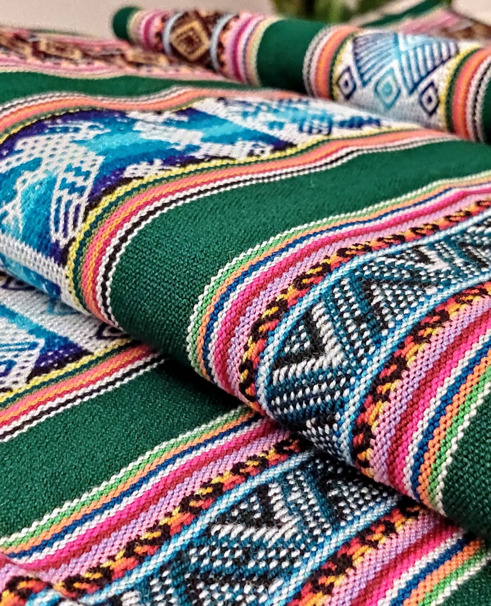 Peruvian Fabric, Fabrics With Cheerful Print, Textured Fabric, Mask ...