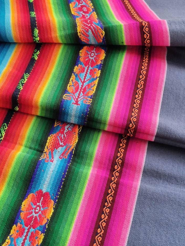 Andean Fabric,inca Blanket,andean Textile,peruvian Fabric,ethnic ...