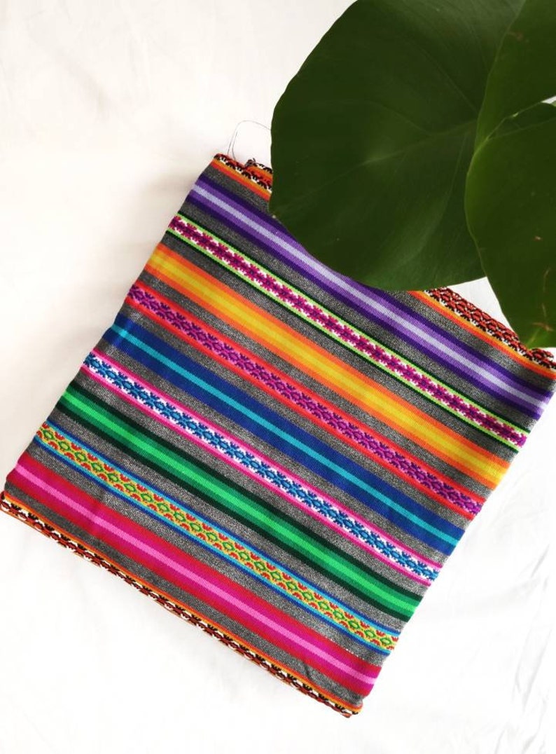 Tissus colorés, couverture péruvienne, textile ethnique, aguayo, tissu ...