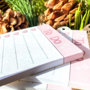 To Do List Notepad | to Do Memopad | Pink Notepad | 3x3 In. Memopad ...