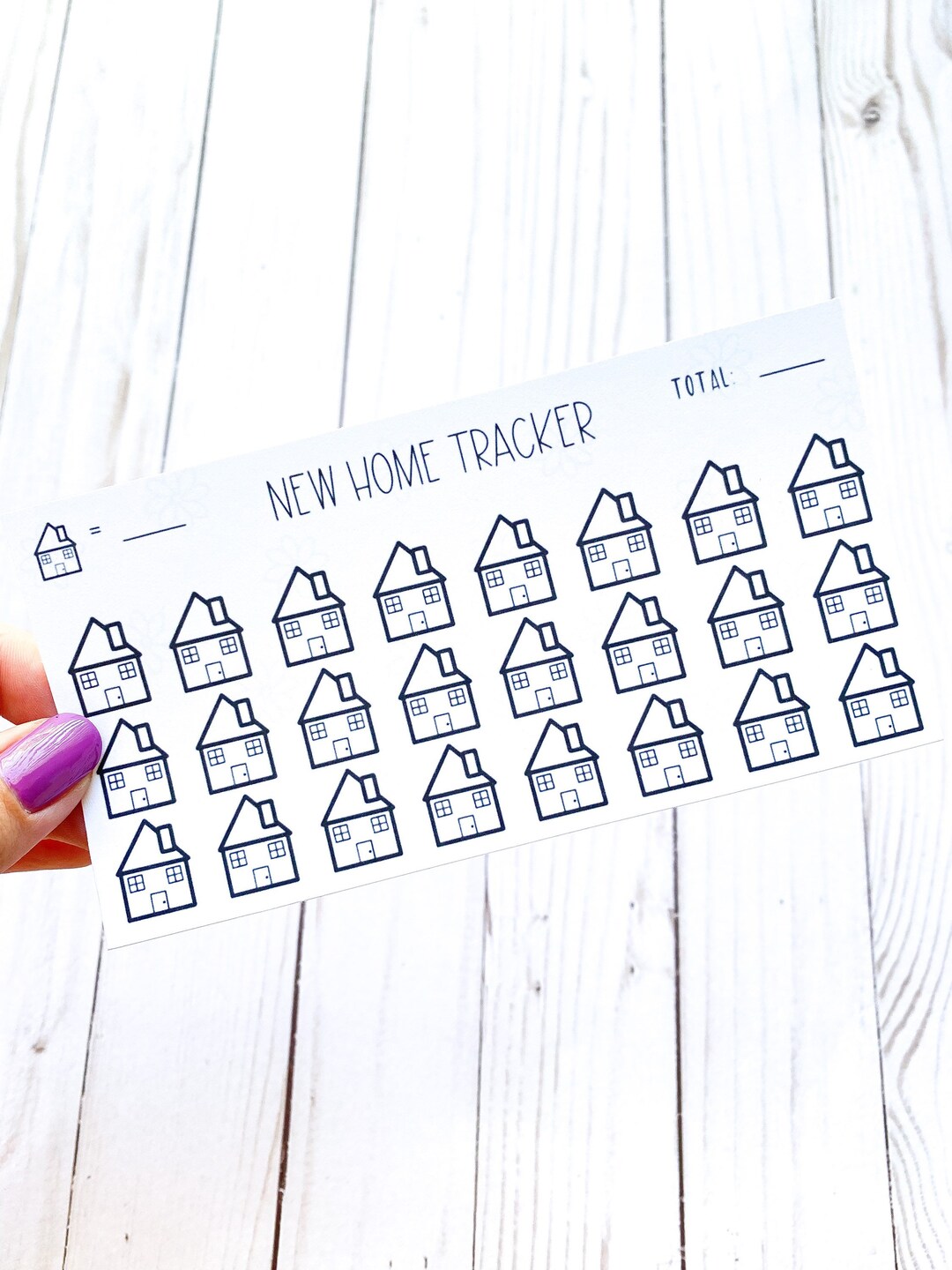 New Home Tracker | New Home Savings Challenge | Digital Download PDF - Etsy