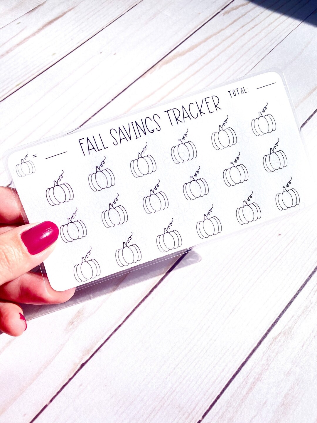 Fall Savings Challenge Tracker: Pumpkin Theme (digital Download) - Etsy