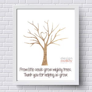 DIY Fingerprint Tree - Fingerprint Tree - Thumbprints Tree ...