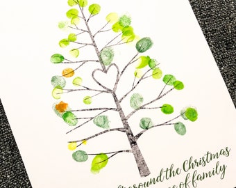 Nordic Fingerprint Christmas Tree - Etsy