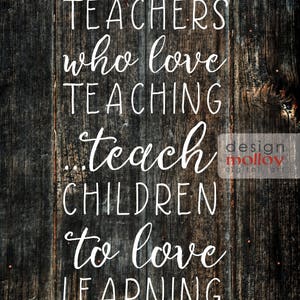 Teacher Appreciation - Printable Gift for Teacher, Digital Art for ...