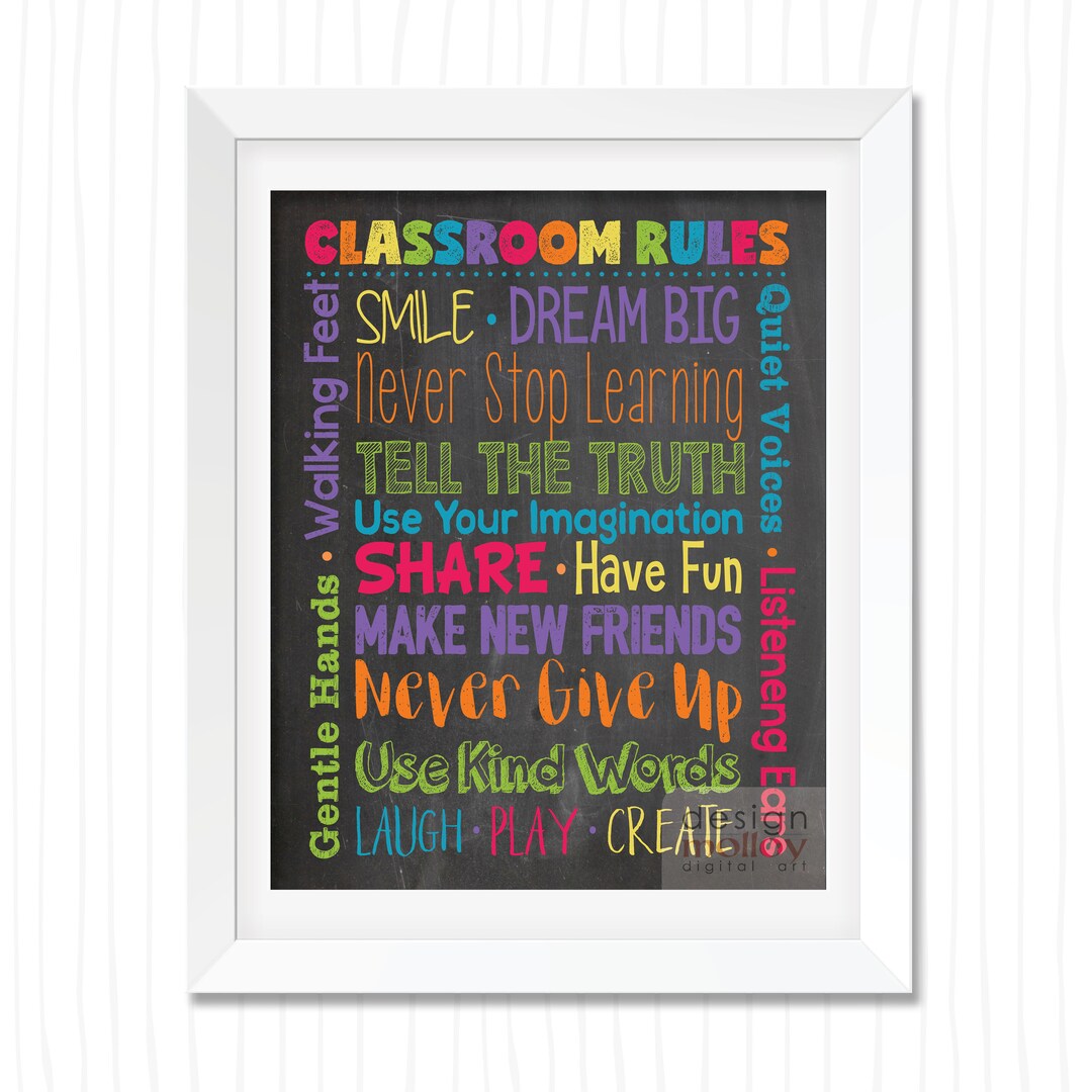 Kindergarten Decor Nursery School Wall Art Preschool Decor Classroom ...